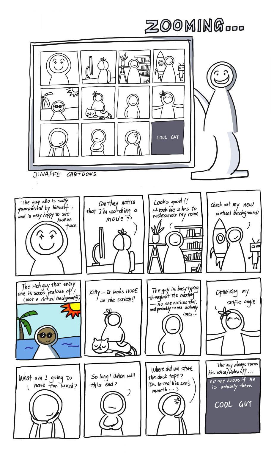 Zooming – jinaffe cartoons